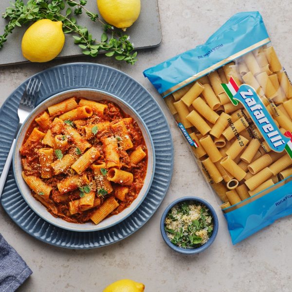 Rigatoni Pork Ragu Al Forno – Zafarelli Pasta