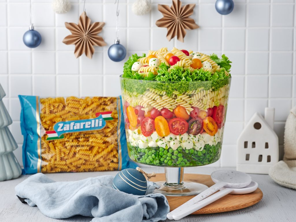Fusilli Christmas Trifle Salad – Zafarelli Pasta